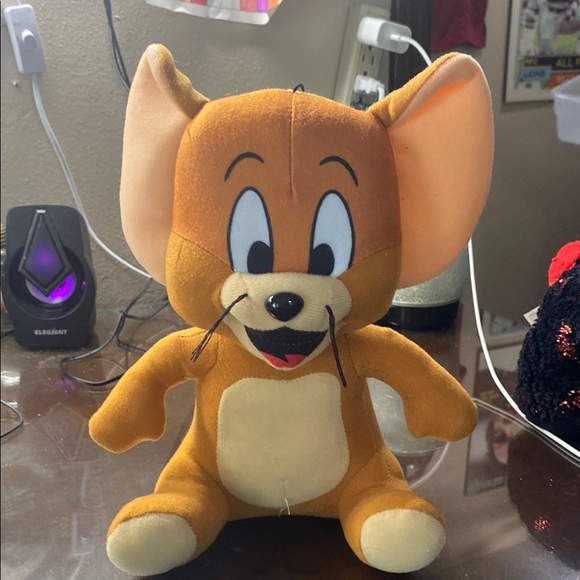 Toys | Jerry The Mouse Charming Tan Plush Toy With Big Ears | Poshmark